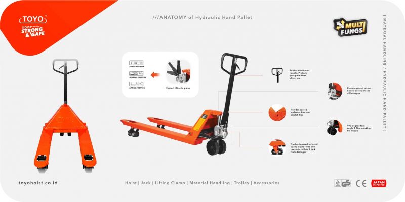 Jenis-jenis dan Kriteria Hand Pallet Sesuai Industri Anda