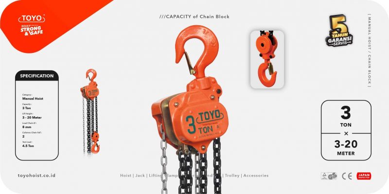 Kenali Tonase Chain Block, Pastikan Anda memilih yang Tepat